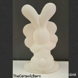 Easter Bunny Spring Bunny Ready to Paint Ceramic Bisque | Etsy