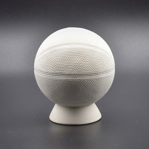 Basketball - Ceramic Basketball - Ceramic Bisque - Ready to Paint - Etsy