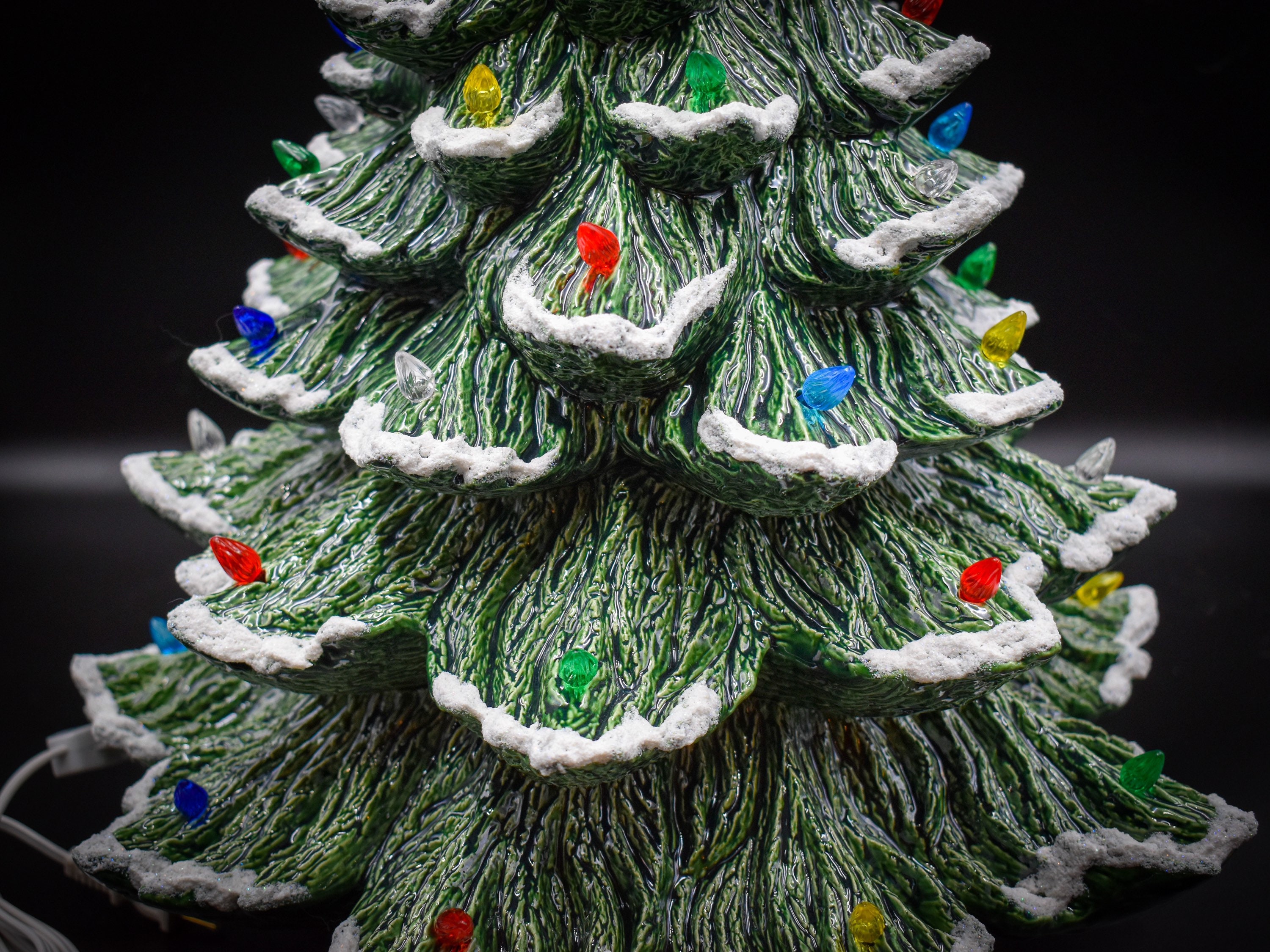 Extra Large Ceramic Christmas Tree: 23" Nowell Rough Branch Tree ...