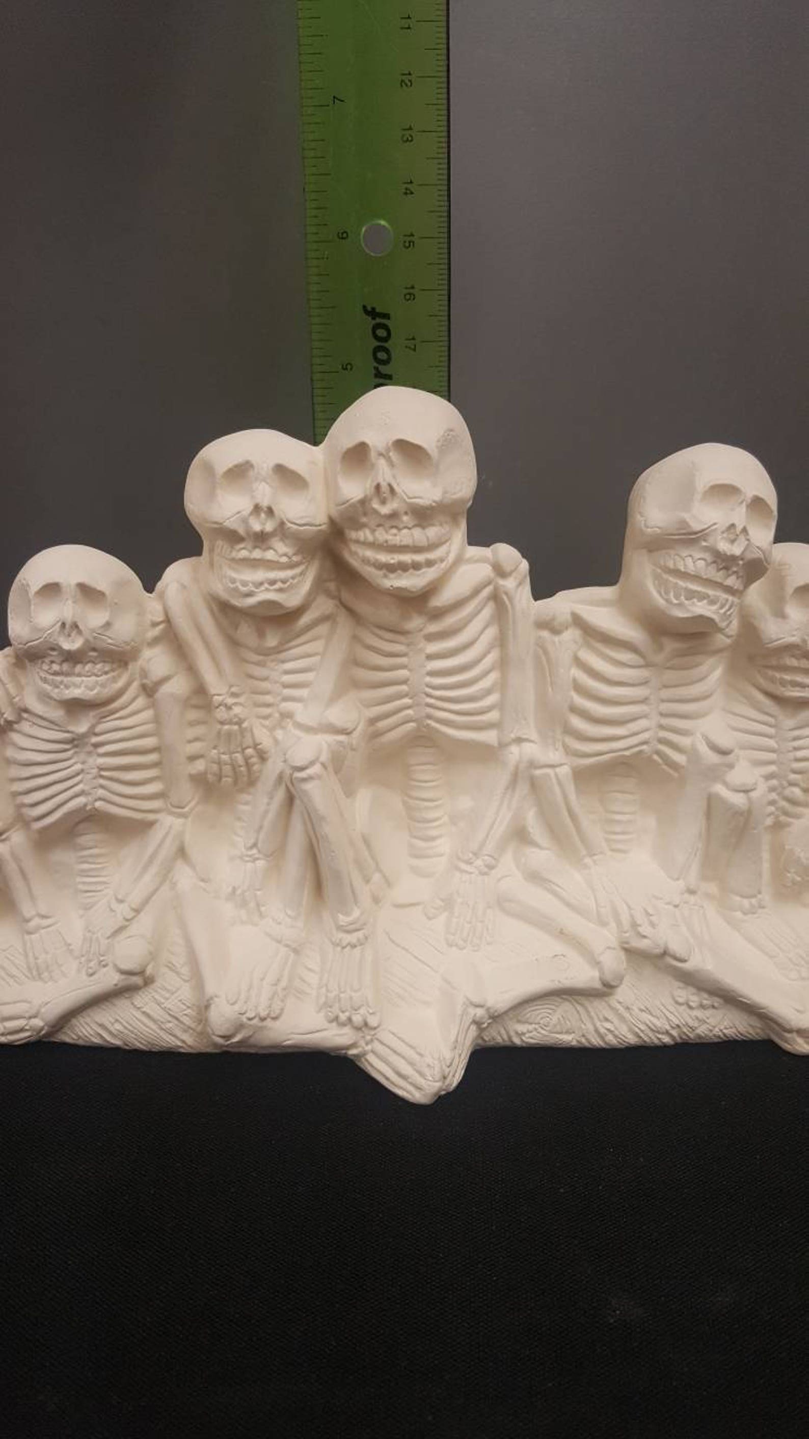 Skeleton Row Ceramic Skeletons Ceramic Bisque Skeletons | Etsy