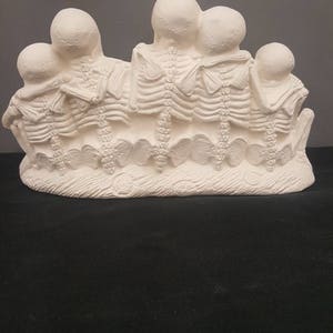 Skeleton Row - Ceramic Skeletons - Ceramic Bisque Skeletons - Ready to ...
