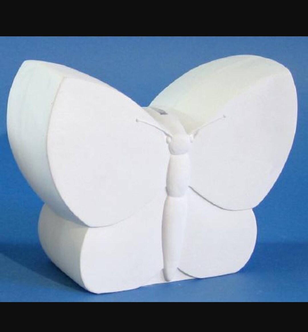 Ceramic Bisque Butterfly Bank: Ready to Paint, DIY Craft - Etsy