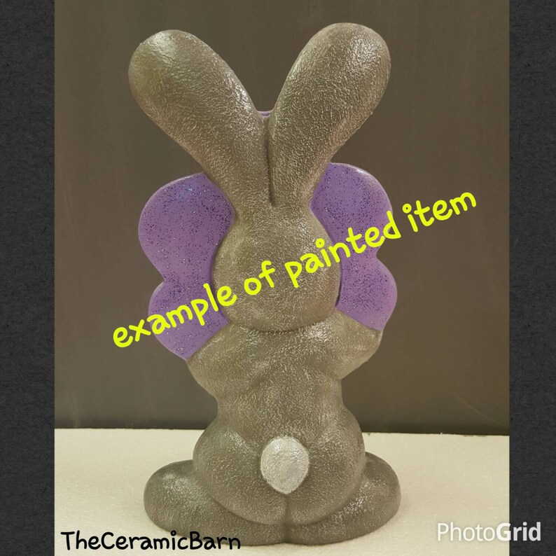 Easter Bunny Spring Bunny Ready to Paint Ceramic Bisque | Etsy