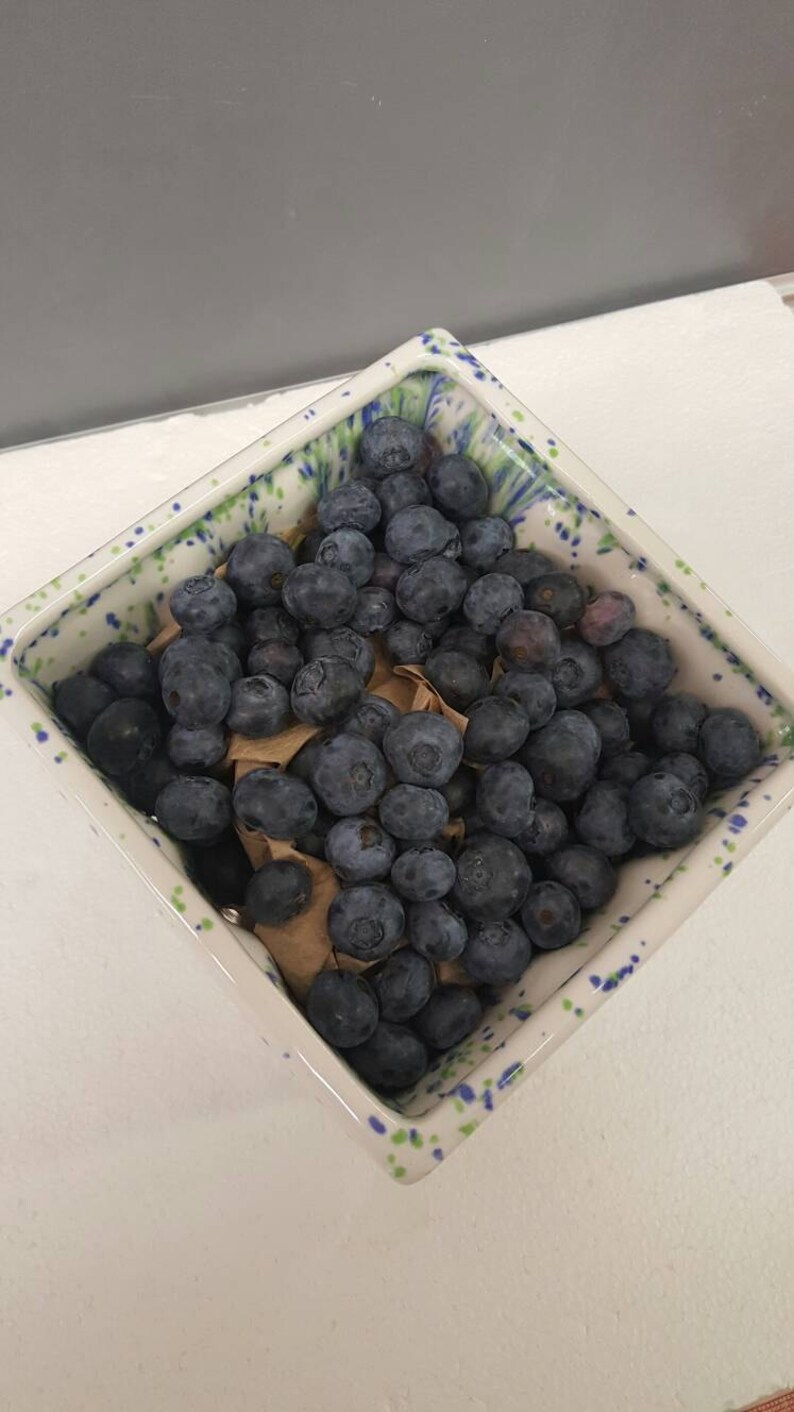 Ceramic Berry Basket Blueberry Basket Strawberry Basket | Etsy