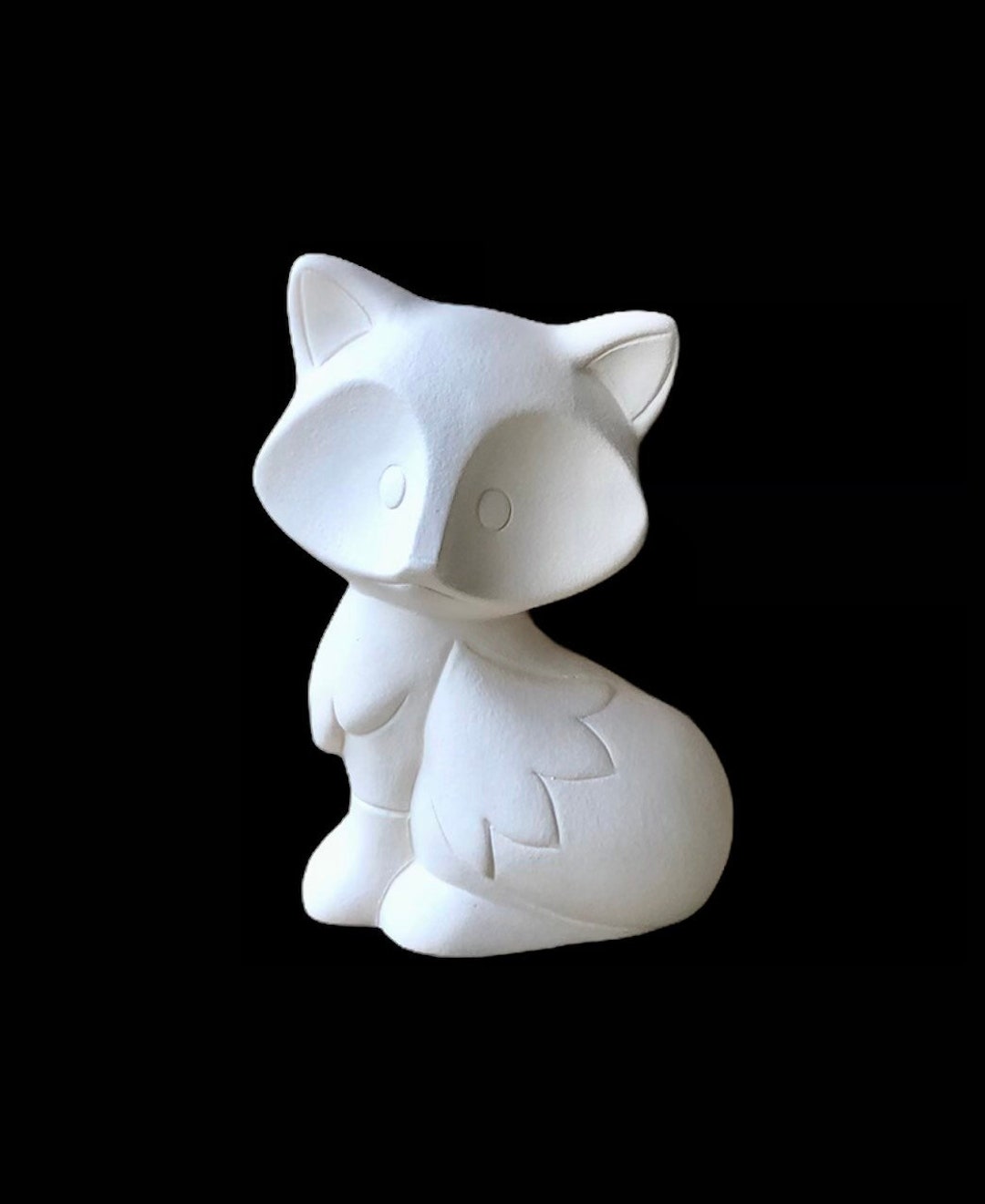 Ceramic Fox - Shifty Fox - Ceramic Bisque Fox - Ready to Paint Ceramic ...