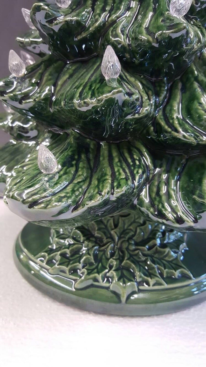 Ceramic Christmas Tree Ceramic Christmas Tree With Clear | Etsy