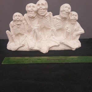 Skeleton Row - Ceramic Skeletons - Ceramic Bisque Skeletons - Ready to ...