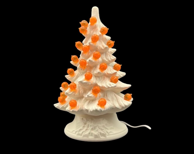 8" Ceramic FALL Tree - Etsy