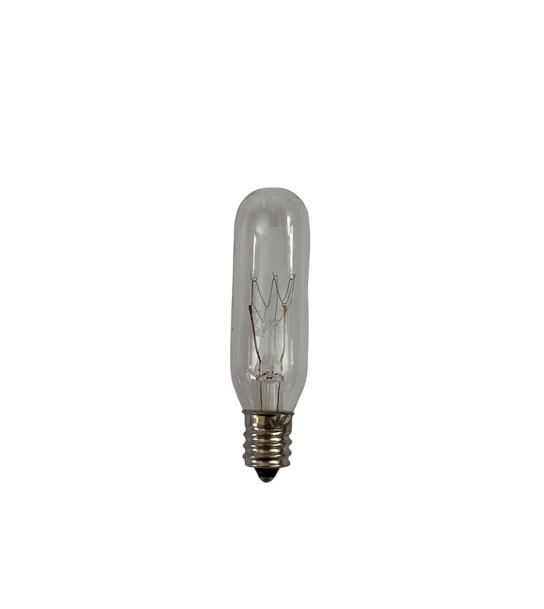 2-7/8” 25 Watt Candelabra Base Lightbulb for Ceramic Christmas Tree ...