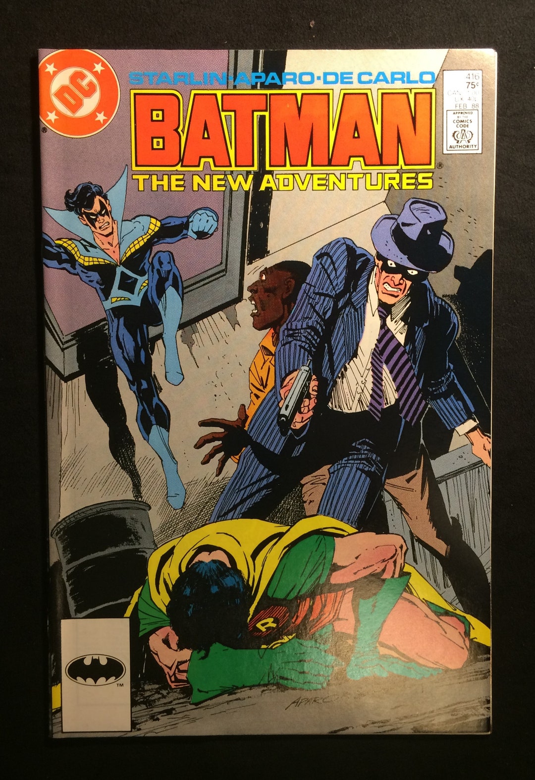 DC Batman the New Adventure 416 Feb. 1988 white Gold and Truth 8.5 VF ...