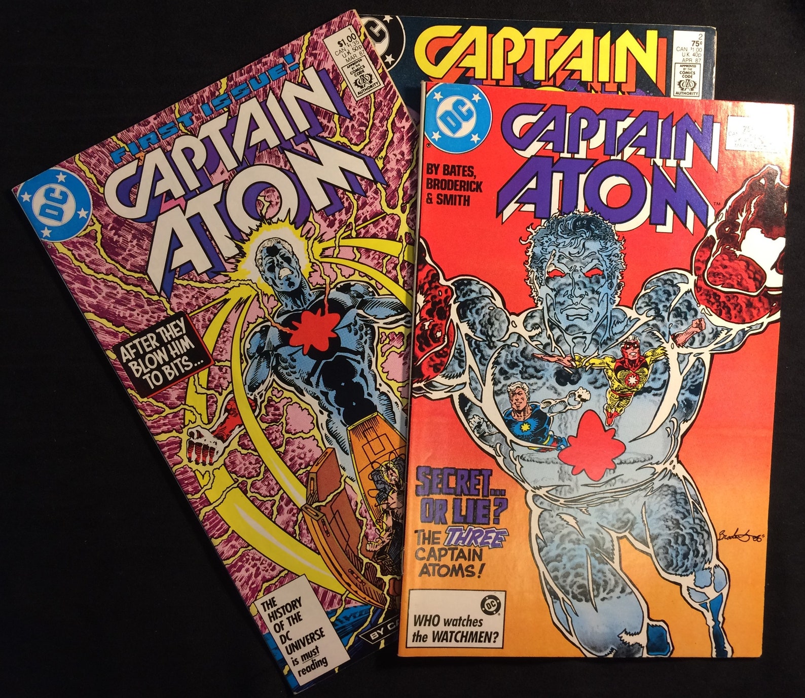 DC Captain Atom 1-3 Mar.may 1987 First Issues Copper Age Comics 9.0 VF ...