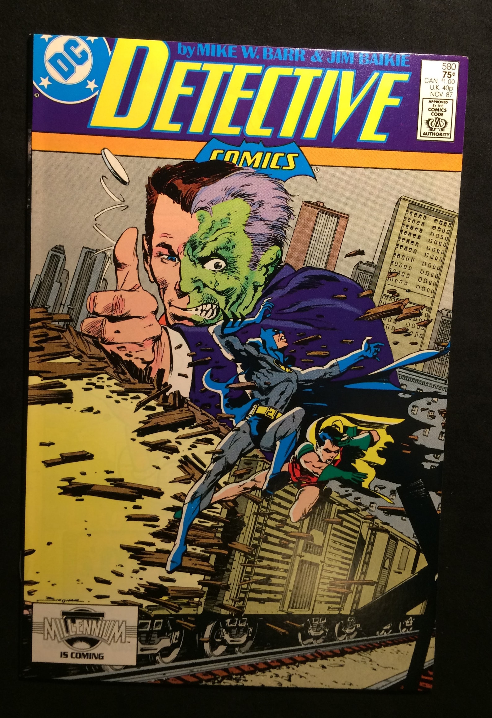 DETECTIVE COMICS 579-580 Oct-nov 1987 crime Doctor's Crimson Clinic ...