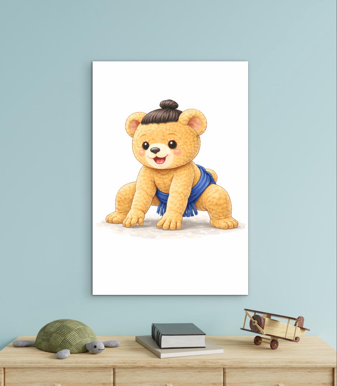 Teddy the Sumo Wrestler – Printable Wall Art for Kids Room - Etsy