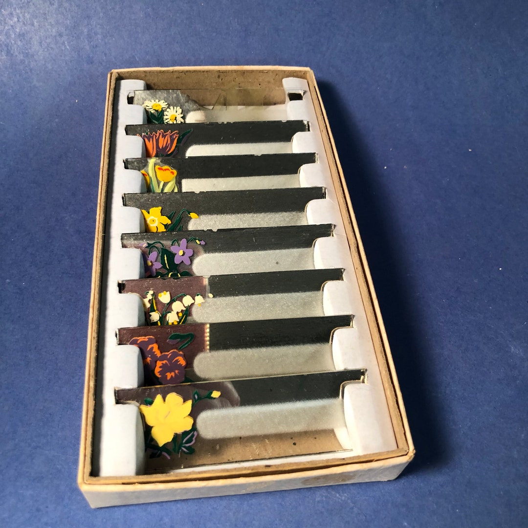 Vintage Mirrored Name Cards Plaques - Etsy