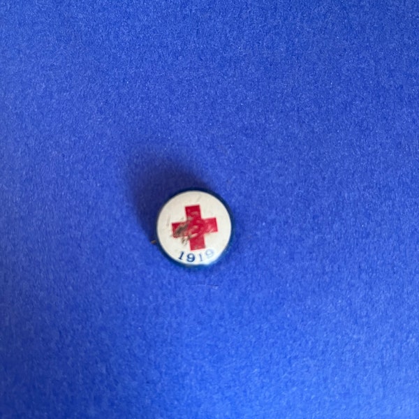 Red Cross Pin - Etsy