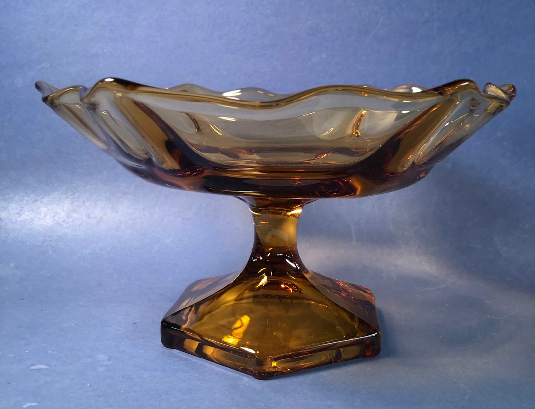 Viking Pedestal Compote Bowl - Etsy