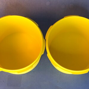 Vintage Tupperware Small Canister Set of Two - Etsy