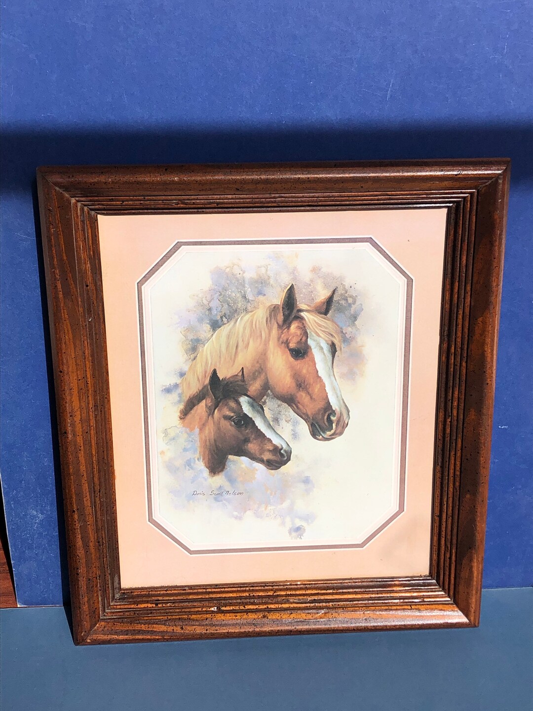 Mare and Foal Framed Print - Etsy