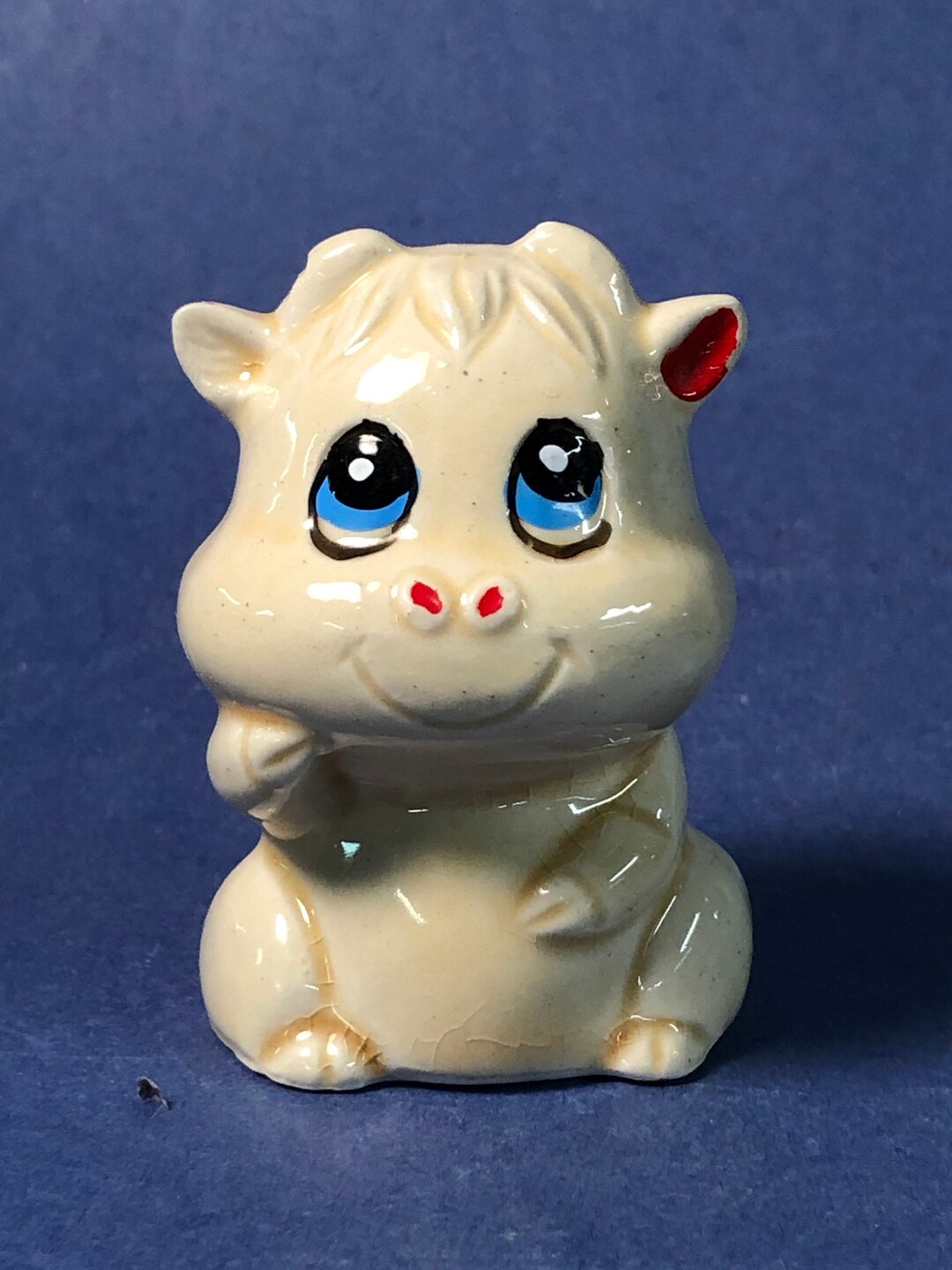 Vintage Cow Toothpick Holder - Etsy