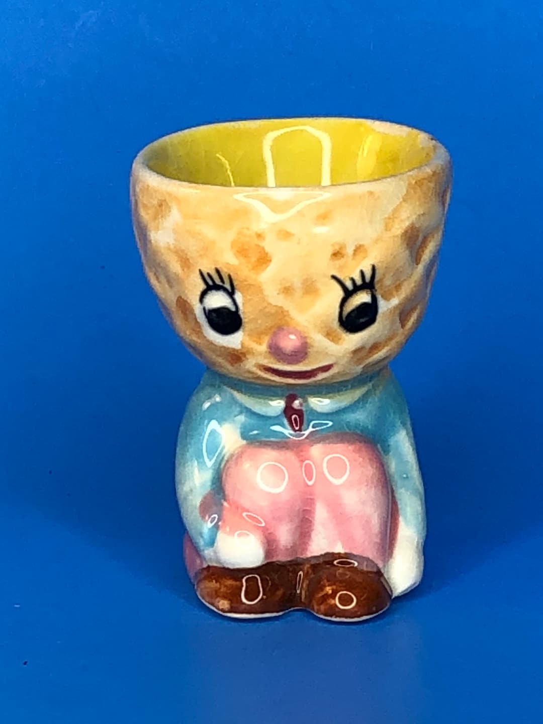 Vintage Anthropomorphic Pineapple Egg Cup - Etsy