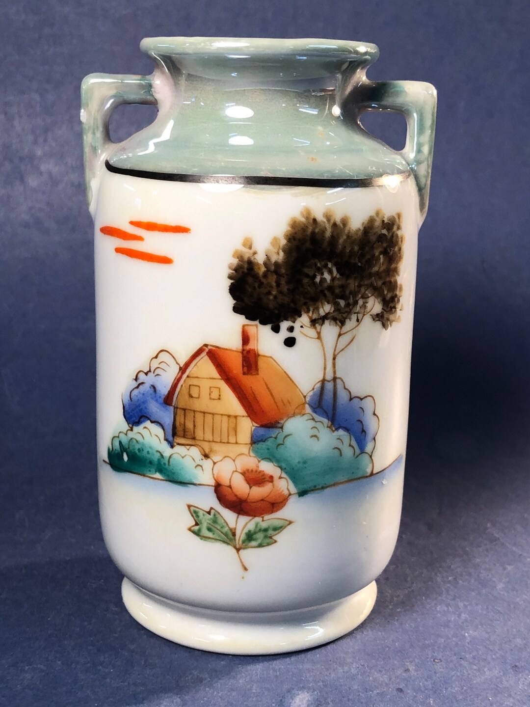 Vintage Japanese Luster Ware Lusterware Vase - Etsy