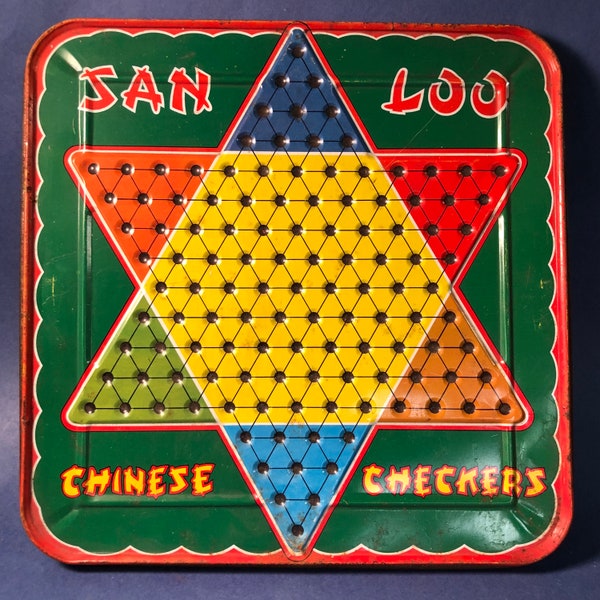 Metal Chinese Checkers Board - Etsy
