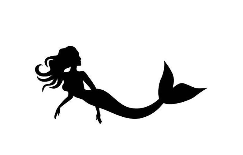 Mermaid Siren Vector Clipart Pdf Svg Dxf Eps Png INSTANT DOWNLOAD ...