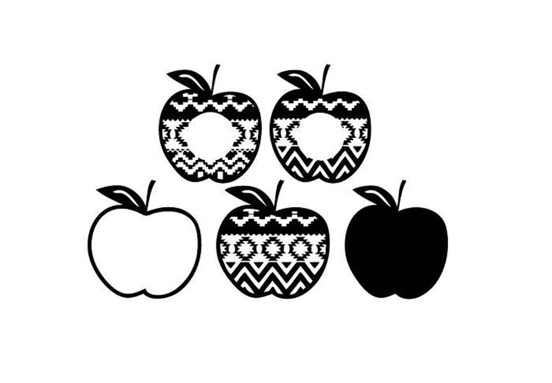 Aztec Apple Vector Clipart Pdf Svg Dxf Eps Png INSTANT - Etsy