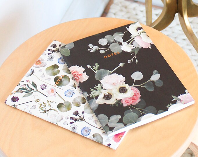 Floral Notebook 2 Pack - Etsy
