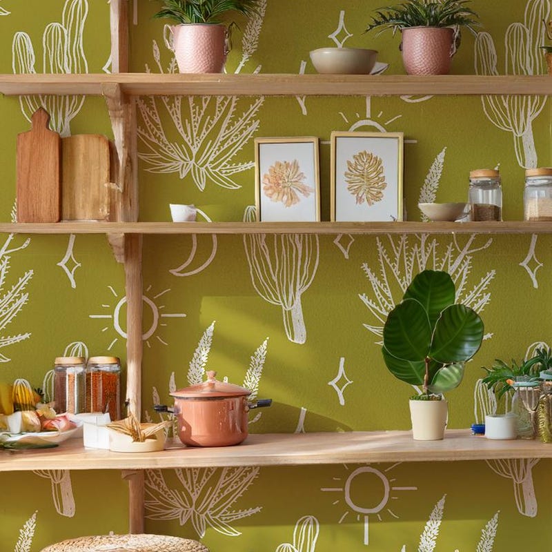 Chartreuse Wallpaper - Etsy