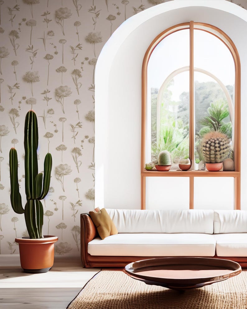Fresh to Death Wallpaper, Standard Pattern, Neutral - Etsy