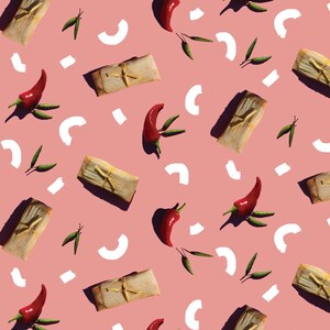 Tamale Party Wrapping Paper, Large Roll, Pink - Etsy