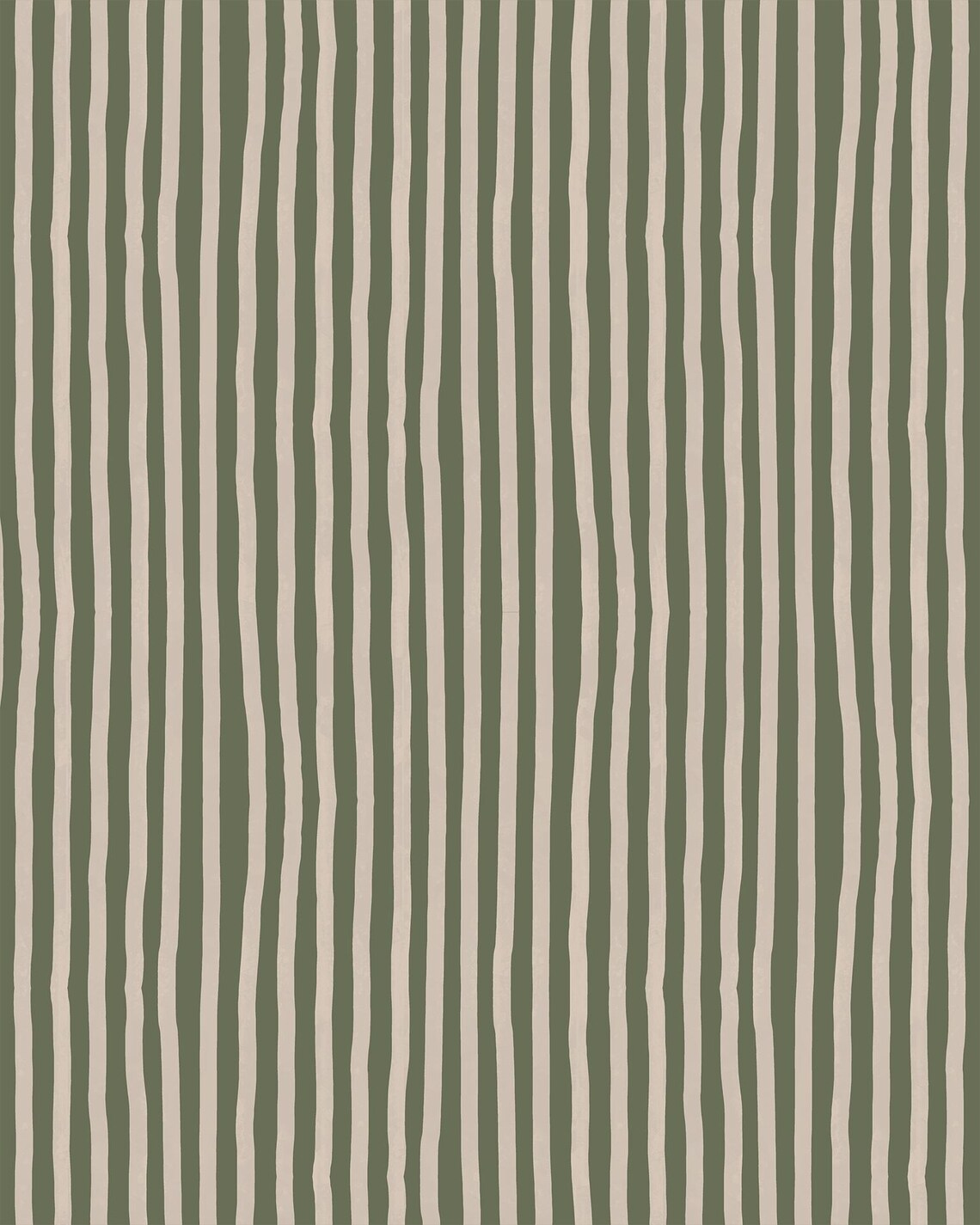 Dolce Stripe Wallpaper, Olive Green and Tan - Etsy