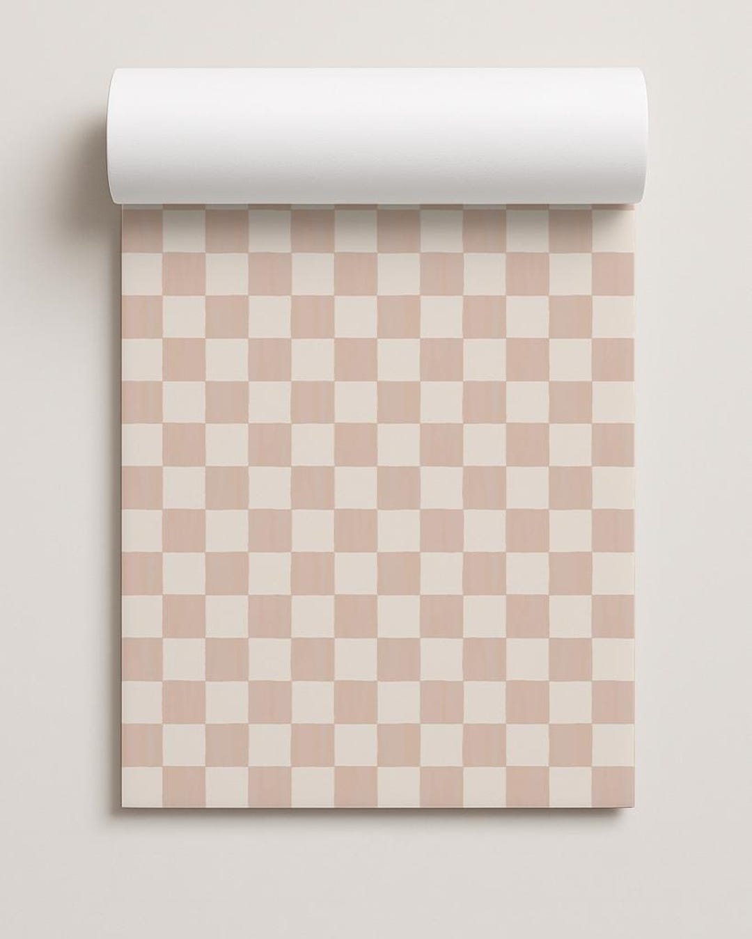 Checkers Contact Paper, Pink Beige & White - Etsy