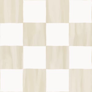 Checkers Wallpaper, Tan - Etsy