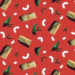 Tamale Party Wrapping Paper, Large Roll, Red - Etsy