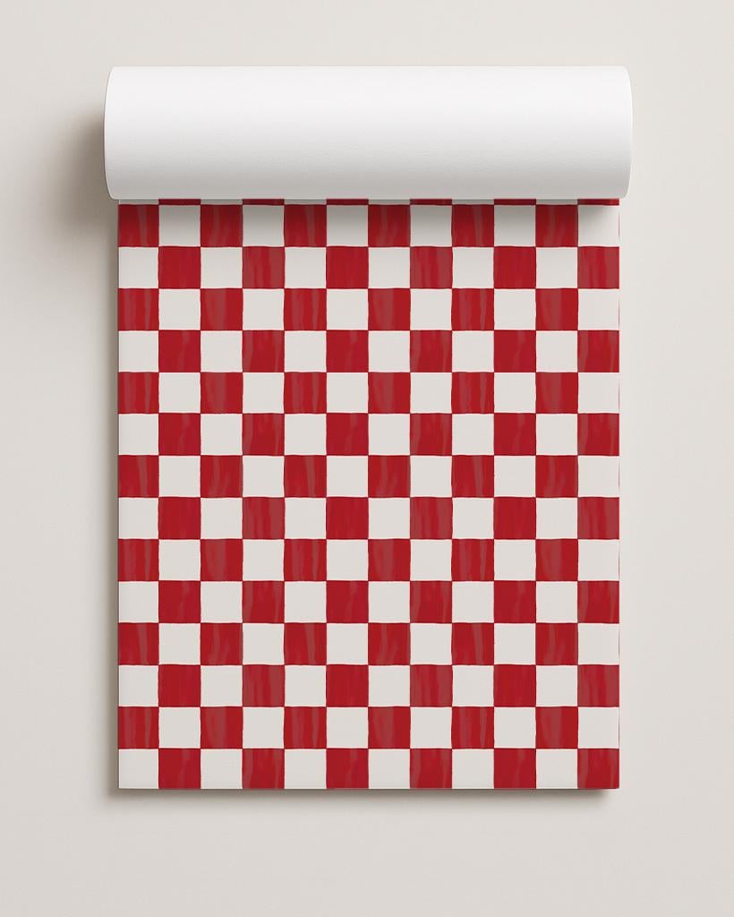 Checkers Contact Paper, Red & White - Etsy