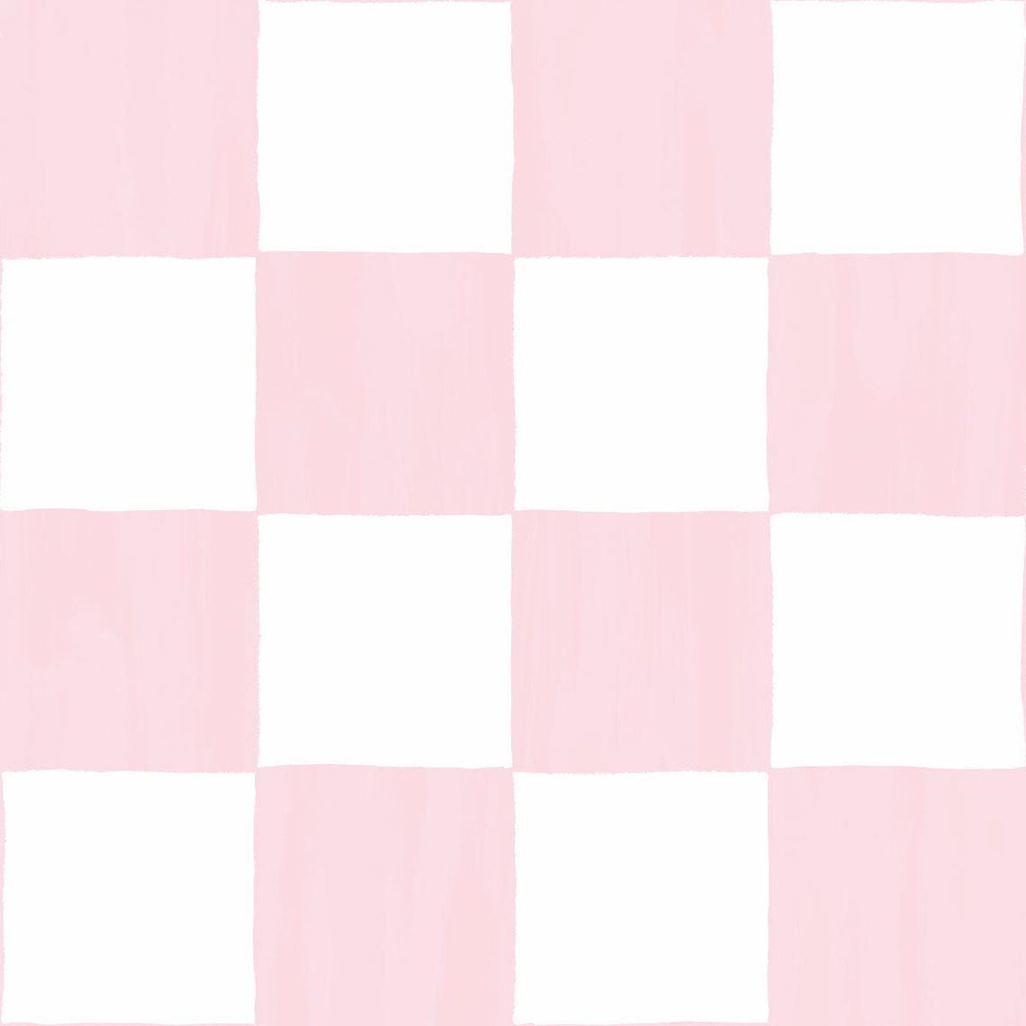 Checkers Wallpaper, Blush - Etsy