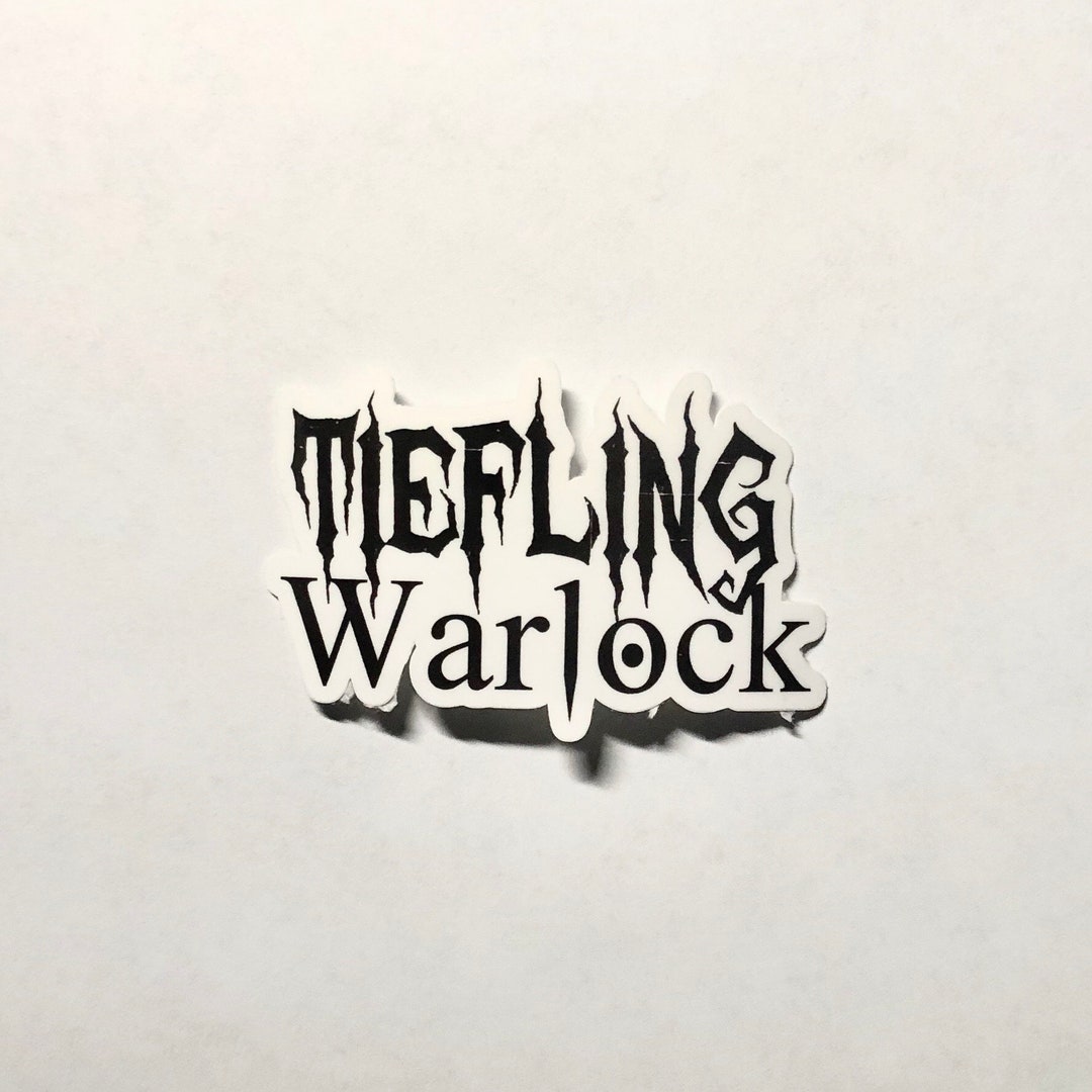 DND Warlock Vinyl Stickers - Class and Race - Etsy