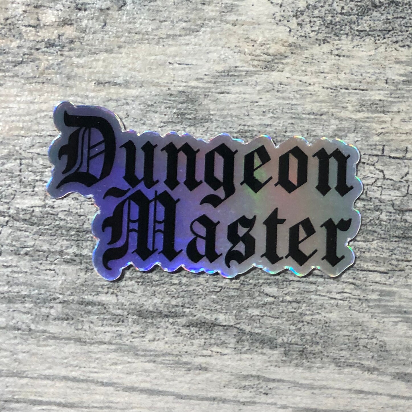 DND Dungeon Master Holographic Vinyl Stickers - Etsy