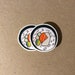 Kawaii Sushi Rolls Vinyl Sticker Set - Etsy