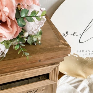 Wood Wedding Post Box for Card and Gift Table. Rustic / Country / Barn ...