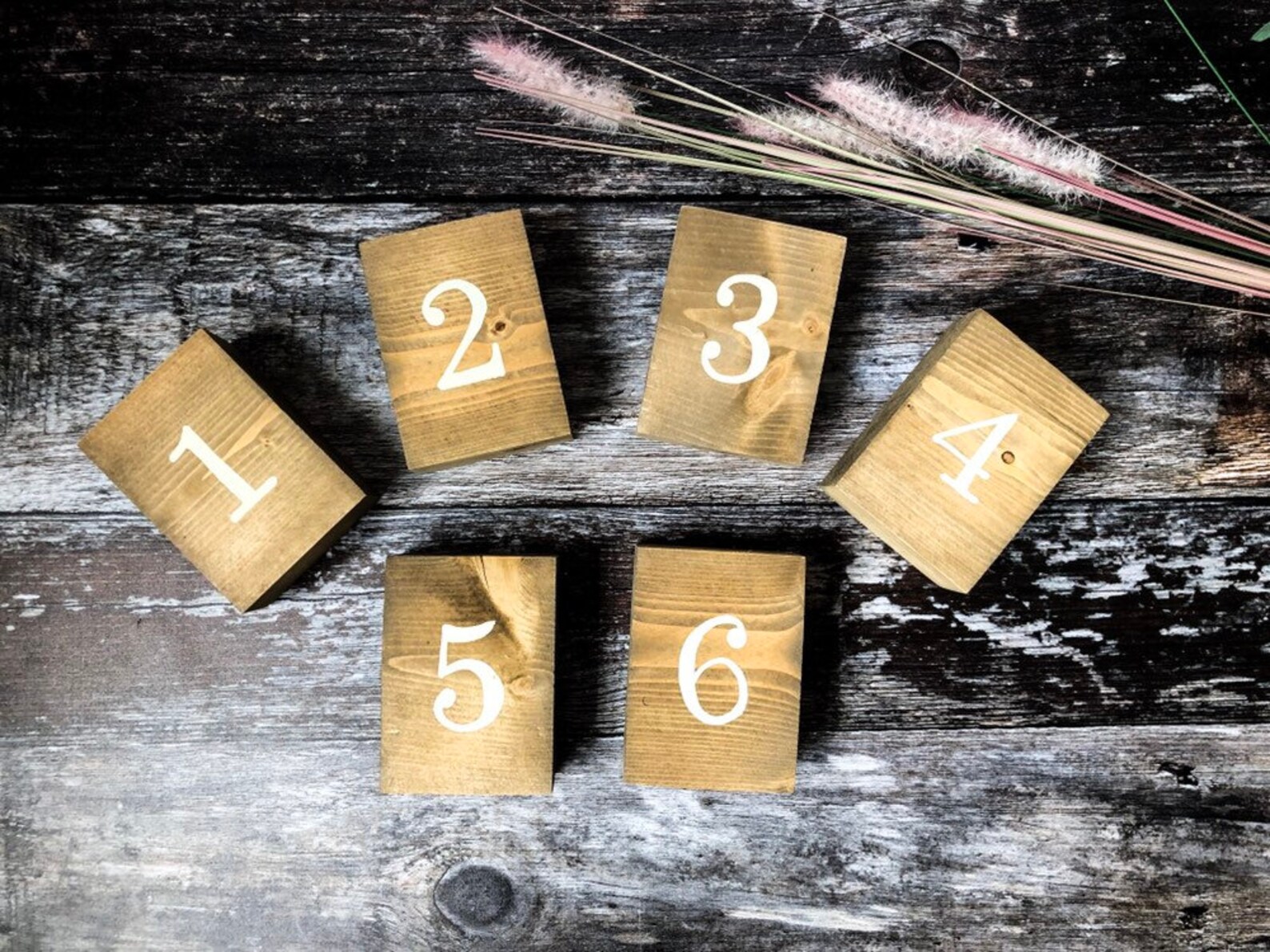 Rustic Wedding Table Numbers Wedding Decorations Wedding - Etsy
