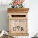 Wood Wedding Post Box for Card and Gift Table. Rustic / Country / Barn ...