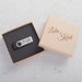 Kraft USB Box Metallic Swivel Drive With Personalization Kraft Box ...