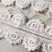 Ivory Vintage Embroidery Anglaise Ribbon Insertion Lace Eyelet Lace ...