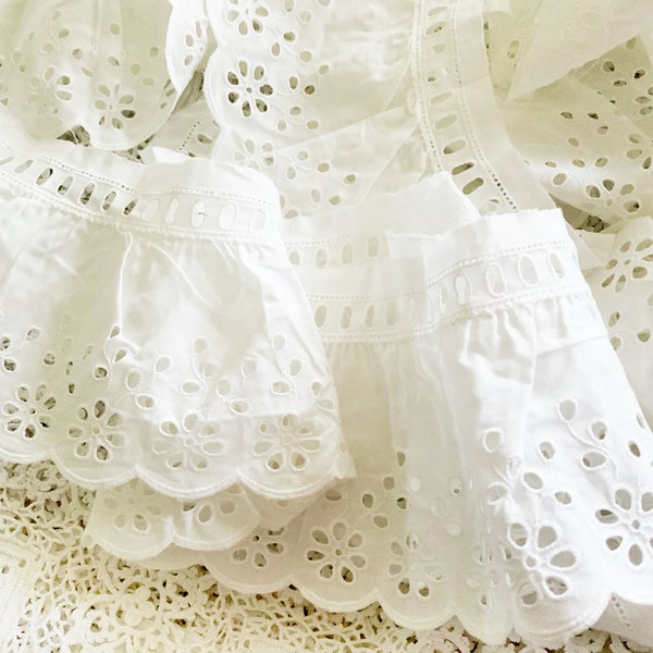Double Ruffle Lace - Etsy