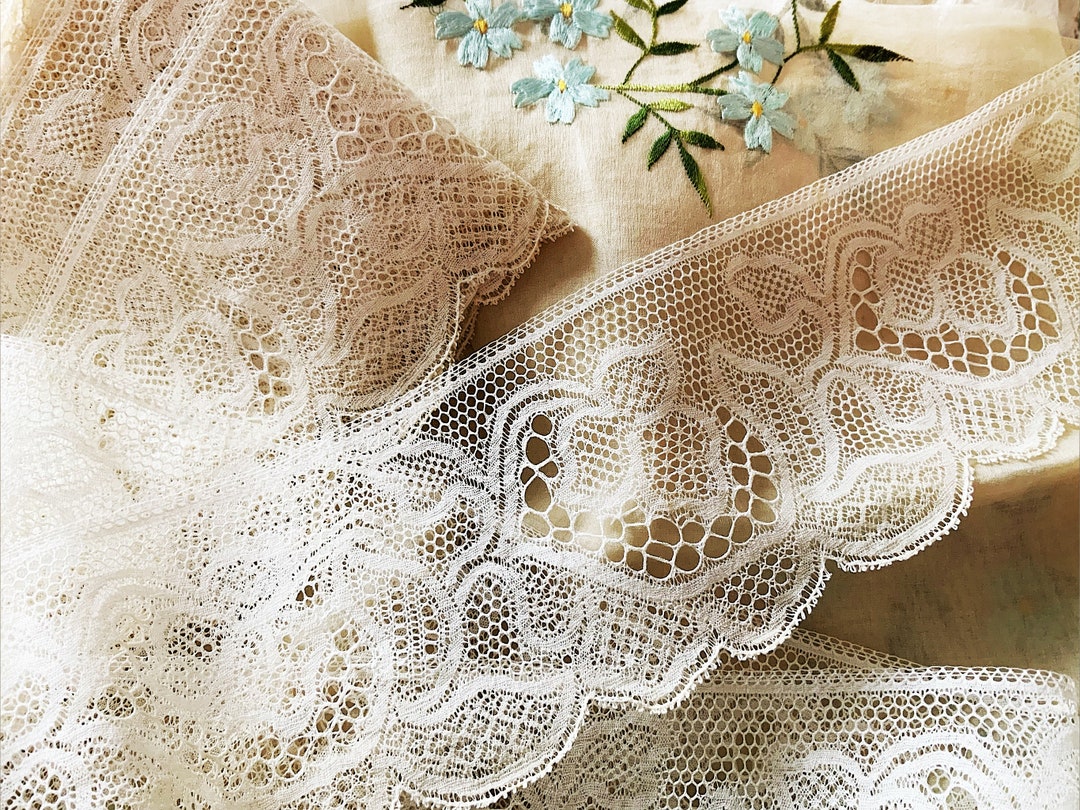 Pretty Fine French Vintage Lace - Craft Costumes Petticoats Pillows - Etsy