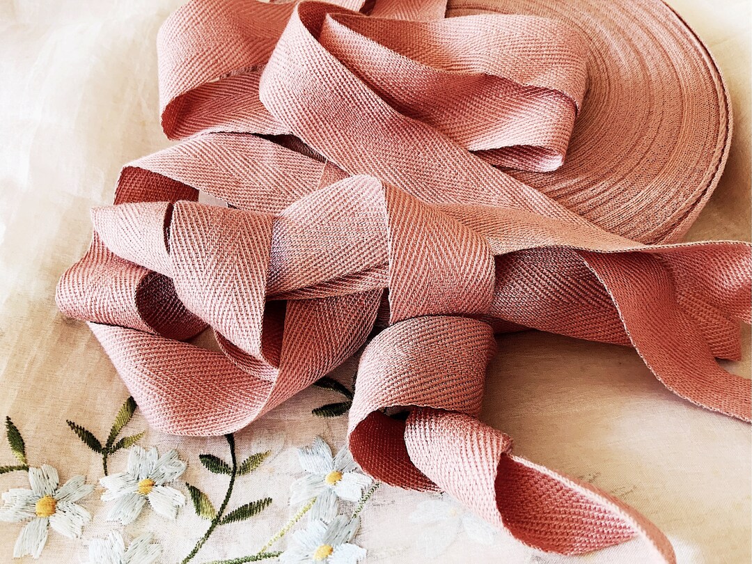 Vintage Soft Supple Cotton Ribbon / Tape - Craft Haberdashery Millinery ...
