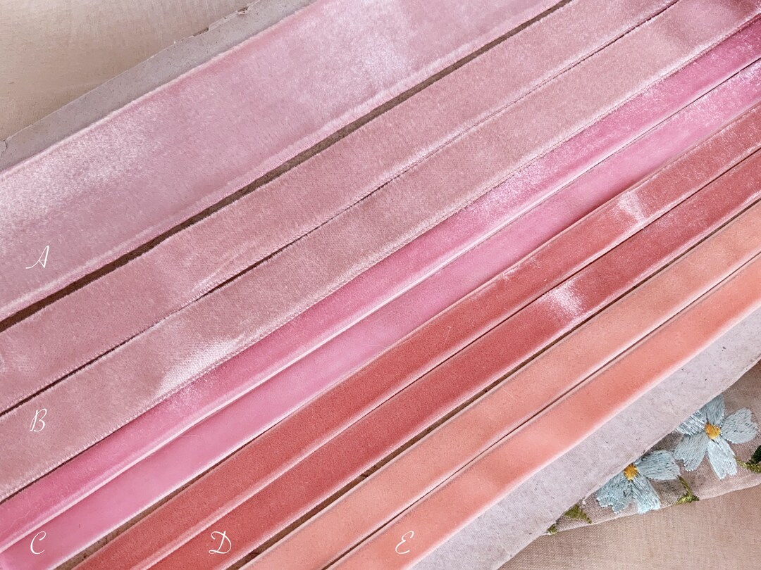 Pretty Pastels Vintage - Velvet - Craft - Etsy